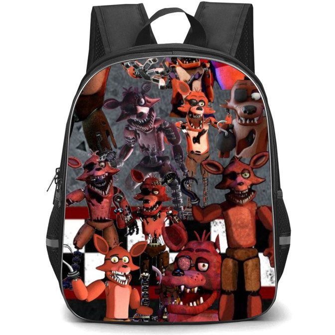 Five Nights At Freddys Foxy School Backpack StudentPack - Foxy Collage ...