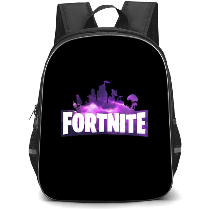 Fortnite School Backpack StudentPack - Fortnite Logo Black Background ...