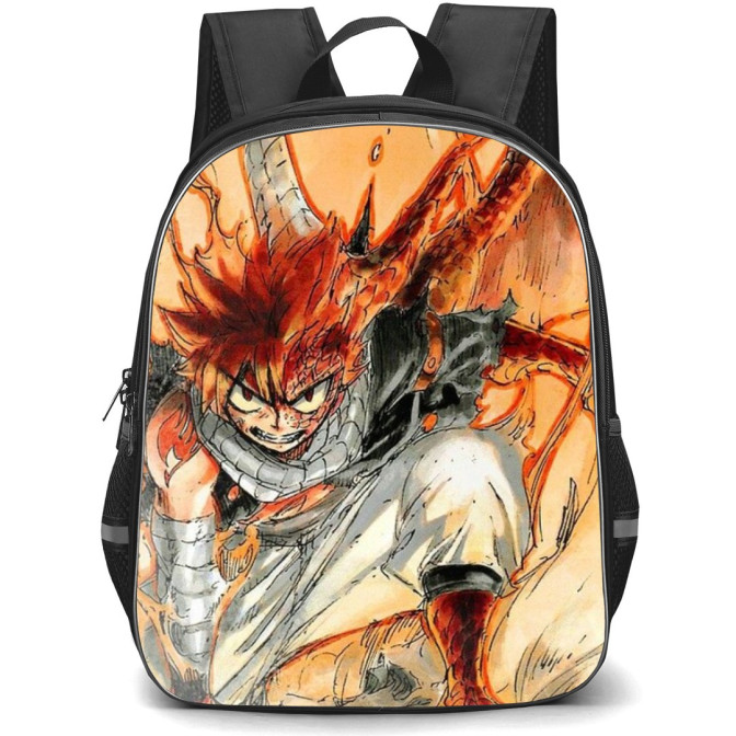 Fairy Tail Natsu Dragneel Backpack StudentPack - Natsu Dragneel Burn ...