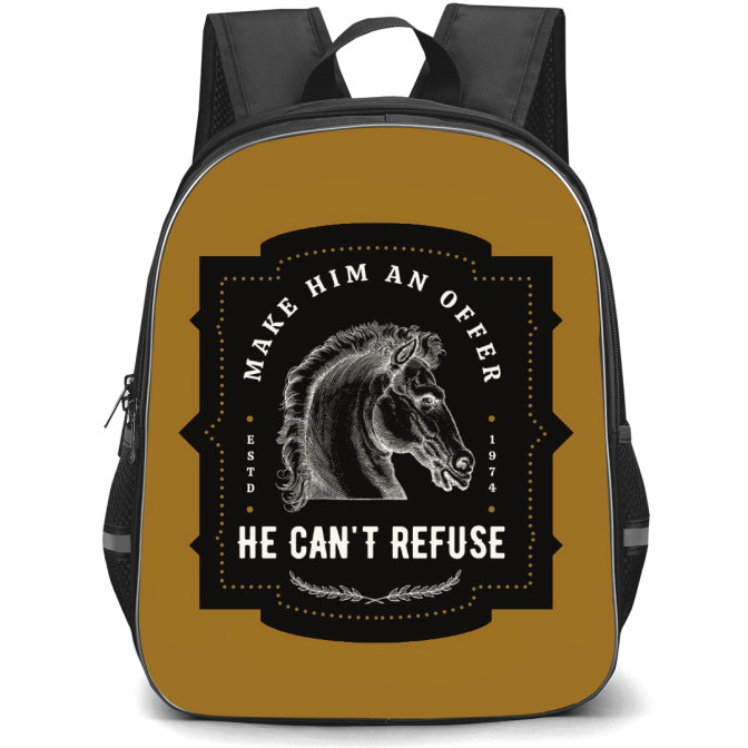 The GodFather Backpack StudentPack - The GodFather Horse Head Sticker ...