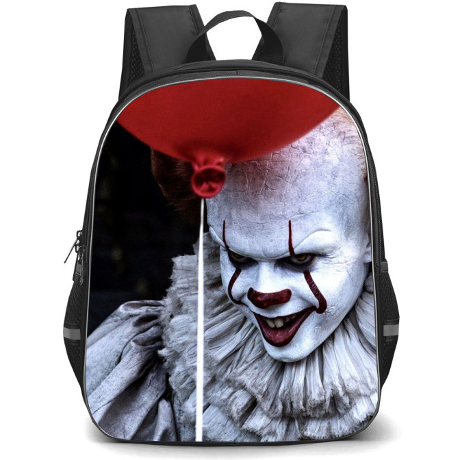 IT Backpack StudentPack - IT Movie Pennywise Holding Red Balloon Poster ...