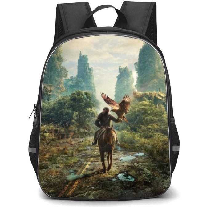 Planet of the Apes Backpack StudentPack - Ape In Forest Illustration ...