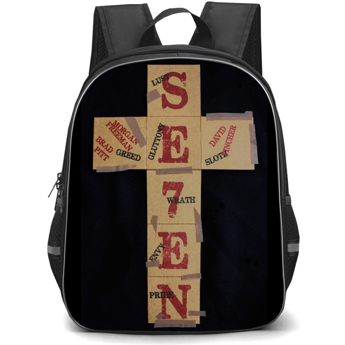 Se7en Backpack StudentPack - Se7en Cross Paper Craft On Black ...
