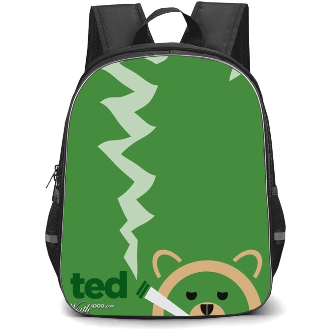 Ted Backpack StudentPack - Ted Minimalist Art Poster | Trendapack