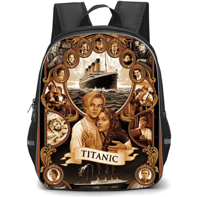 Titanic Backpack StudentPack - Titanic Movie Illustrated Classic Poster ...