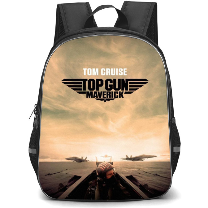 Top Gun Backpack StudentPack - Top Gun Maverick Logo On Twilight Sky ...