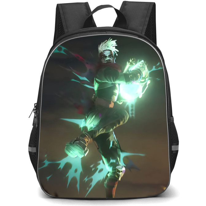 Famous Television Series Arcane Ekko Backpack StudentPack - Ekko Fight ...