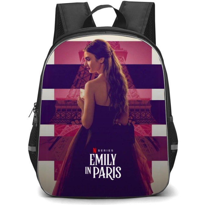 Emily In Paris Backpack Student Pack - Portrait Netflix Poster | Trendapack