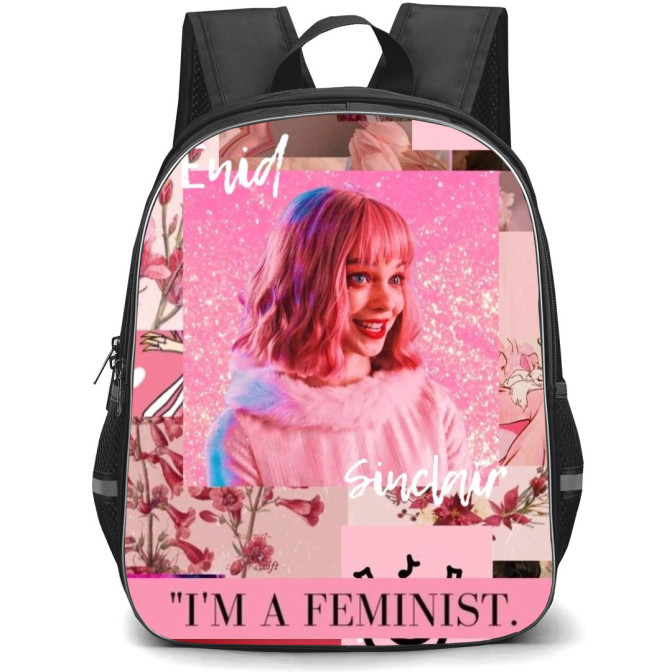Wednesday Backpack StudentPack - Enid Sinclair I Am A Feminist Poster ...