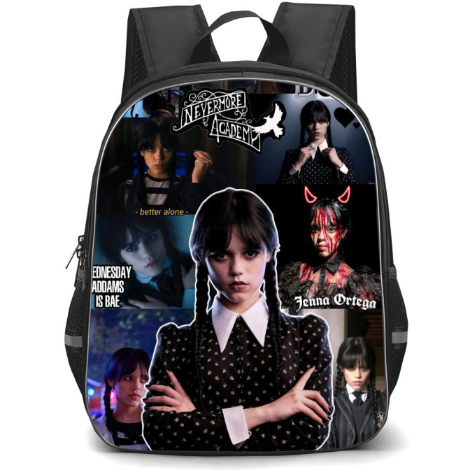 Wednesday Backpack StudentPack - Wednesday Nevermore Academy Collage ...