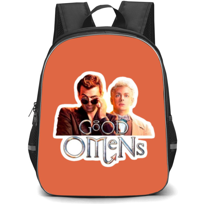 Good Omens Backpack StudentPack - Crowley Aziraphale Avatar Logo ...