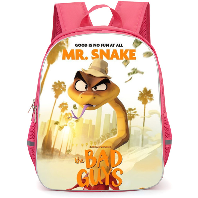 The Bad Guys Mr. Snake Backpack StudentPack - Mr. Snake Character Movie ...