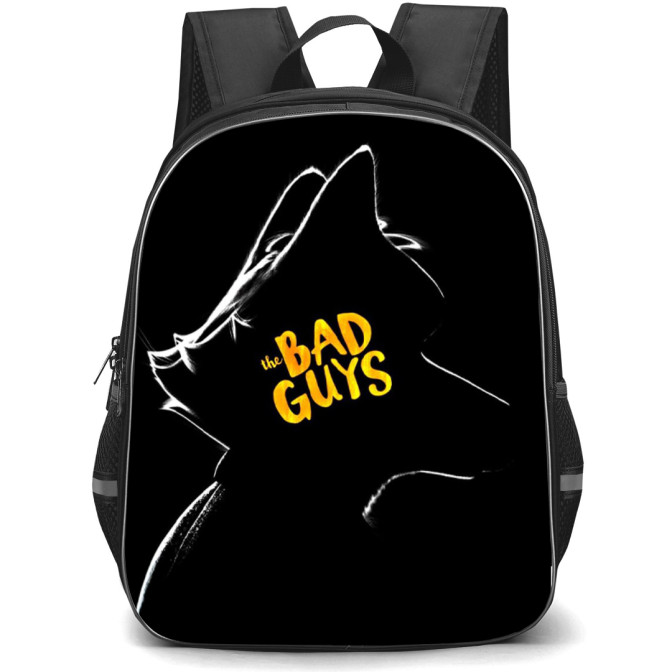 The Bad Guys Mr. Wolf Backpack StudentPack - Mr. Wolf Silhouette Dark ...