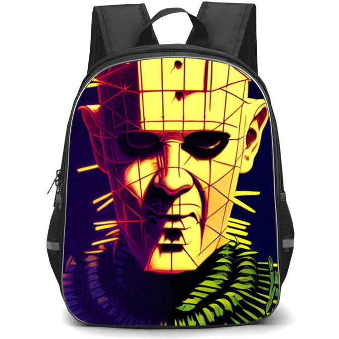 Hellraiser Backpack StudentPack - Pinhead Portrait Blue Background ...