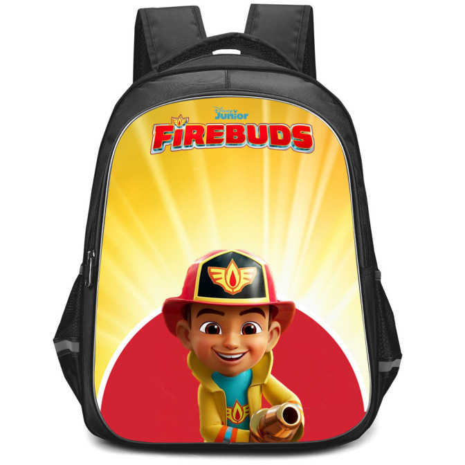 FireBuds Bo Bayani Backpack StudentPack - Bo Bayani Standing On Red Background | Trendapack