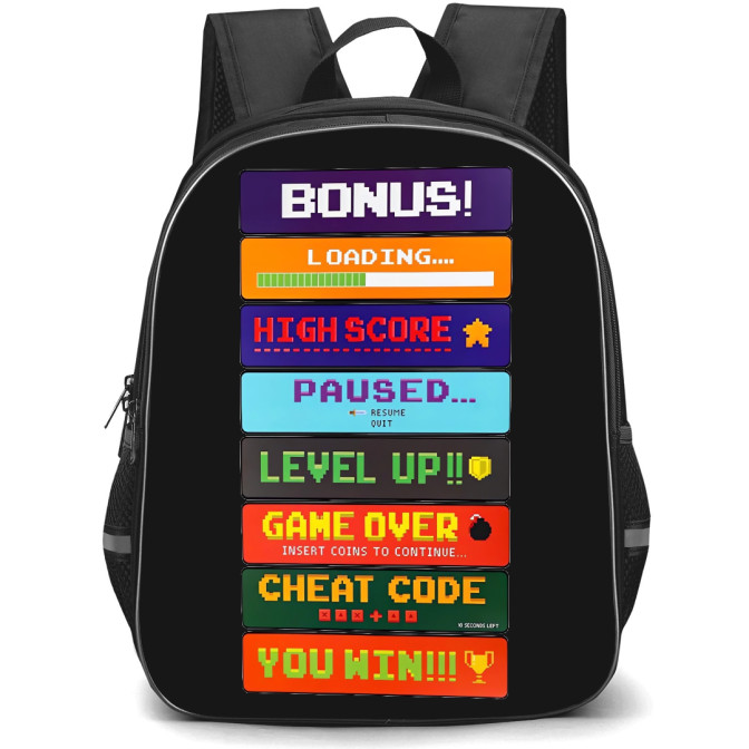 Gamer Backpack StudentPack - Game Sign Cutouts | Trendapack