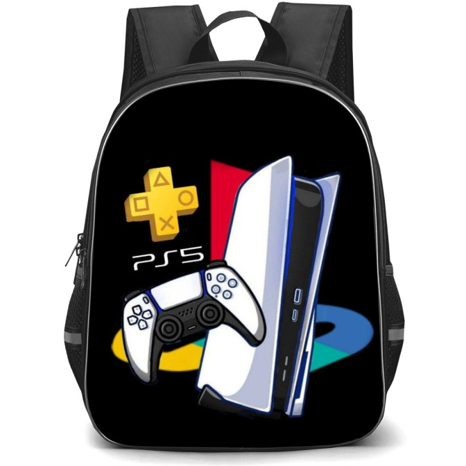 Gamer Backpack StudentPack - PlayStation 5 Black Background | Trendapack