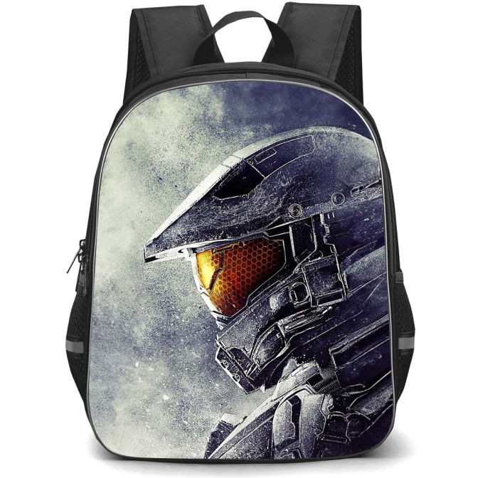 Halo Master Chief Backpack StudentPack - Master Chief Side Head ...