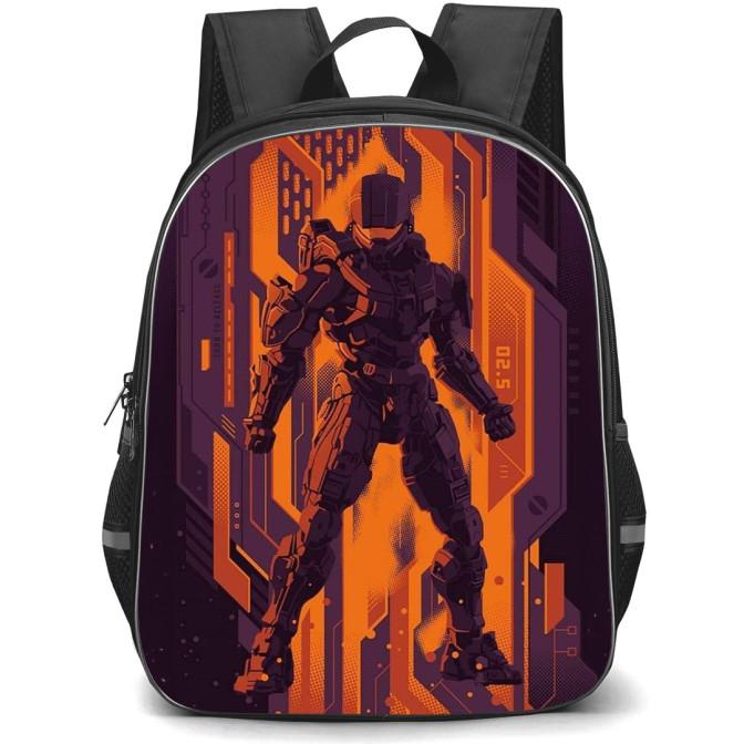 Halo Master Chief Backpack StudentPack - Master Chief Turn To Release ...