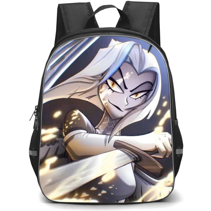 Hazbin Hotel Lute Backpack StudentPack - Lute Holding Sword Anime Art ...