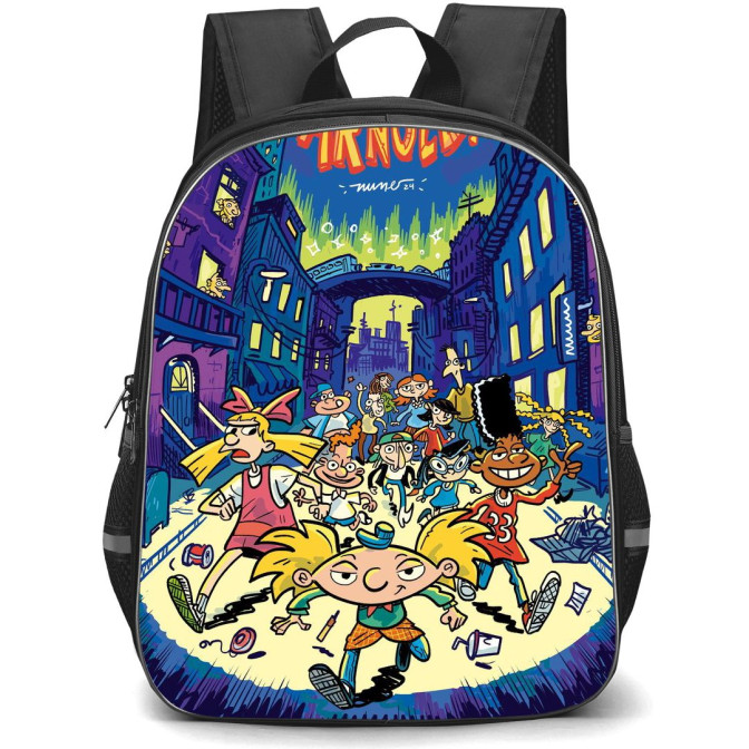 Hey Arnold Backpack StudentPack - Hey Arnold Comic Art Poster | Trendapack