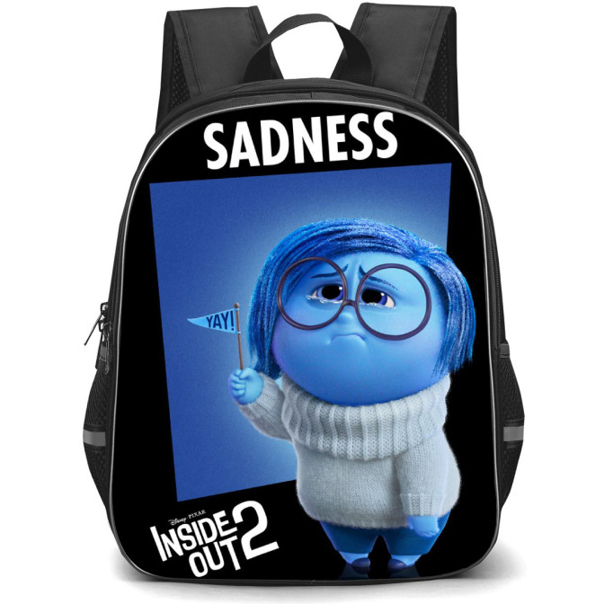Inside Out 2 Sadness Backpack StudentPack - Sadness Movie Poster ...