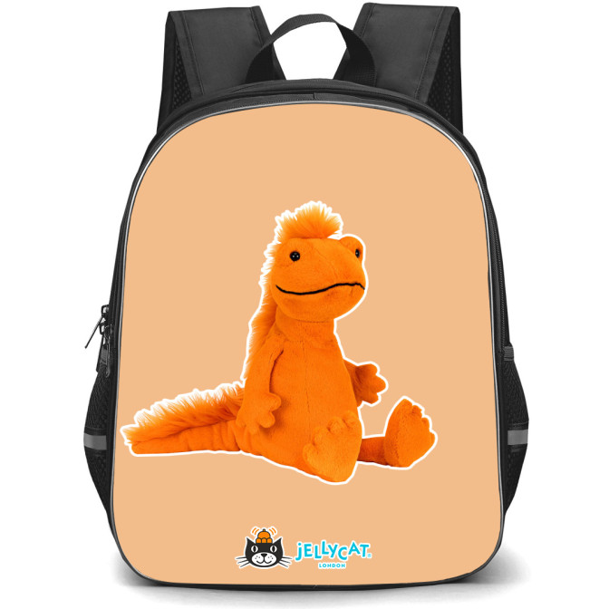 Jellycat Animals Backpack StudentPack - Cruz Crested Newt Portrait ...