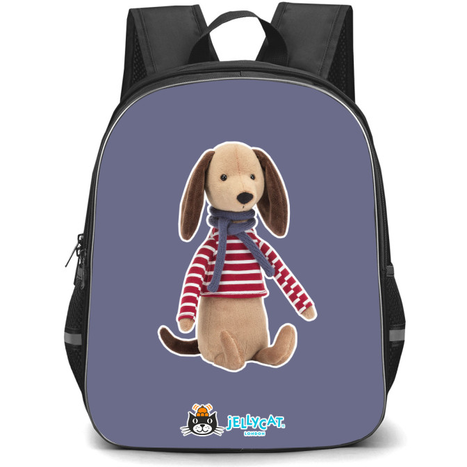 Jellycat Animals Backpack StudentPack - Buddy Sausage Dog Portrait ...