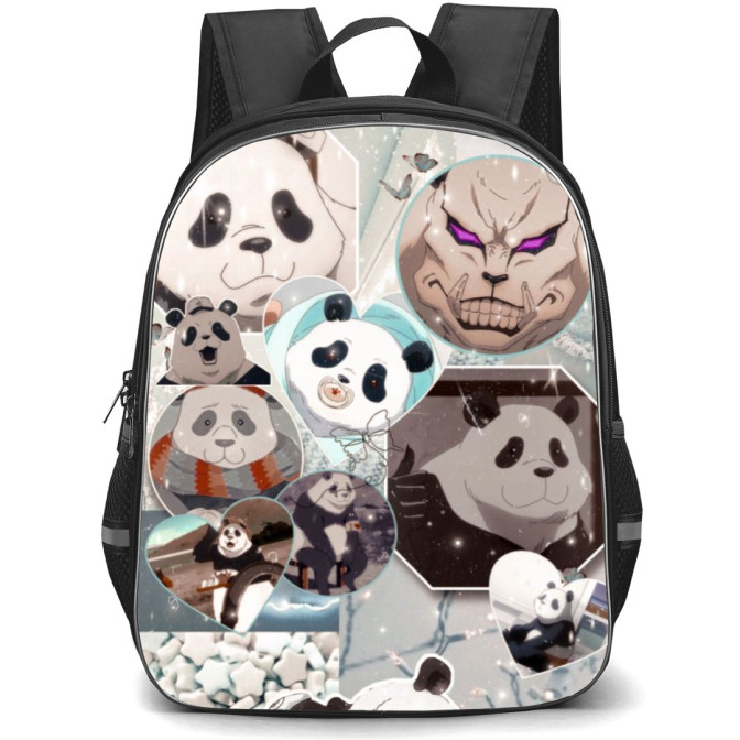 Jujutsu Kaisen Panda School Backpack StudentPack - Panda Avatar Collage ...
