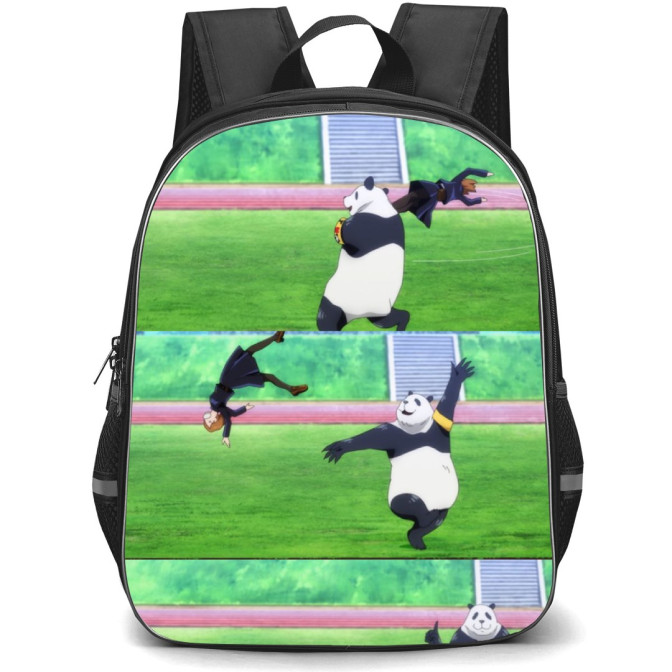 Jujutsu Kaisen Panda Backpack StudentPack - Panda Throwing Meme ...