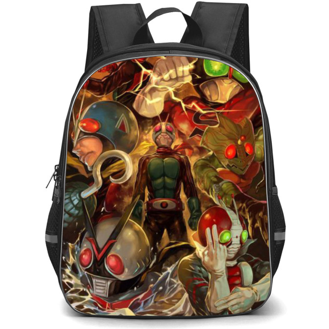 Kamen Rider Backpack StudentPack - Characters Portrait Fight Poster ...