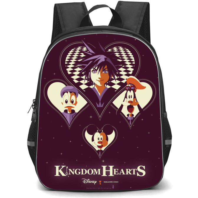 Kingdom Hearts Backpack StudentPack - Characters Disney Poster Art ...