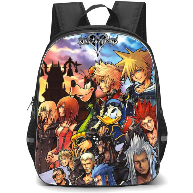 Kingdom Hearts Backpack StudentPack - Characters Looking Away Poster ...