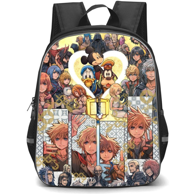 Kingdom Hearts Backpack StudentPack - Characters Yellow Clouds ...