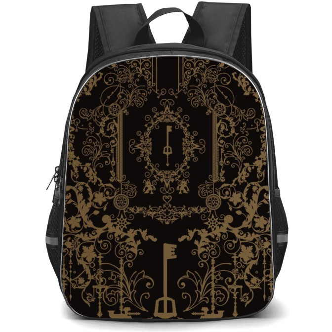 Kingdom Hearts Backpack StudentPack - Keys Pattern Art | Trendapack