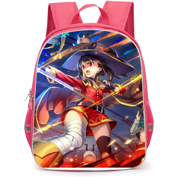KonoSuba Megumin Backpack StudentPack - Megumin Fight With Wand ...