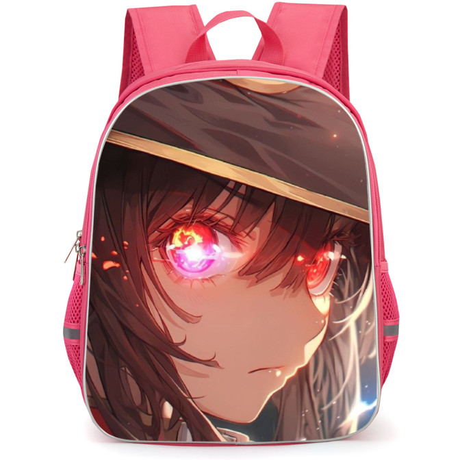 KonoSuba Megumin Backpack StudentPack - Megumin Flame Eyes Side ...