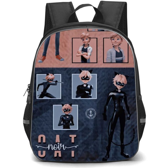 LadyBug Adrien Agreste School Backpack StudentPack - Adrien Agreste Cat ...
