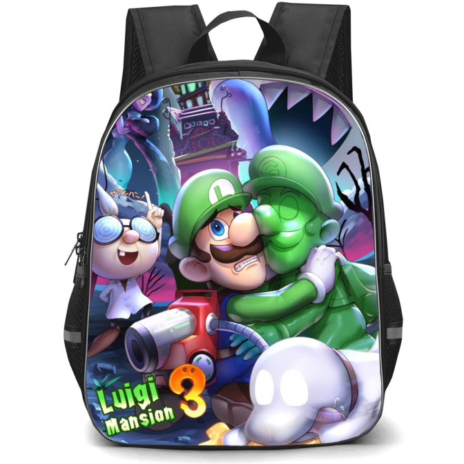 Luigi's Mansion Backpack StudentPack - Luigi's Mansion Hugging Gooigi ...