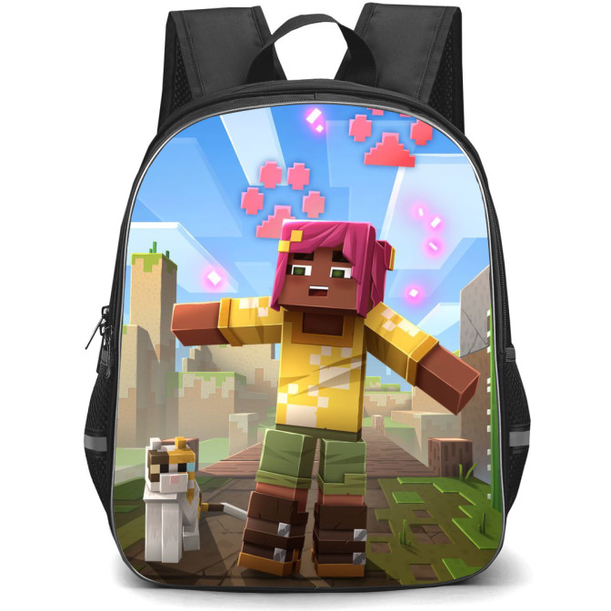 Minecraft Backpack StudentPack - Minecraft Dungeons S3 Flair Poster ...
