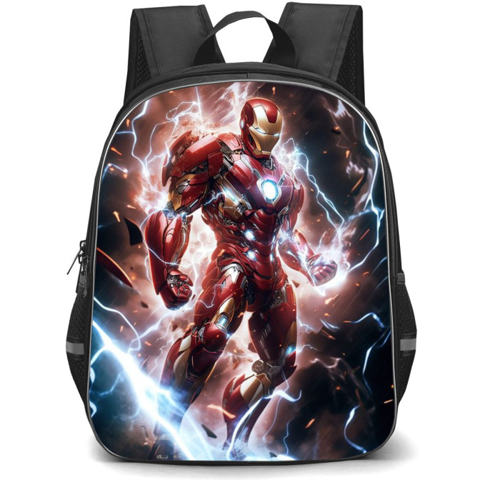 Marvel Iron Man Backpack StudentPack - Iron Man Charging Electricity ...