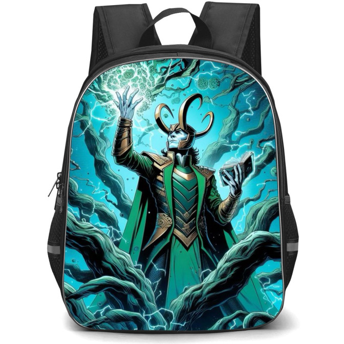 Marvel Loki Backpack StudentPack - Loki Tree Of Life Comic Art | Trendapack