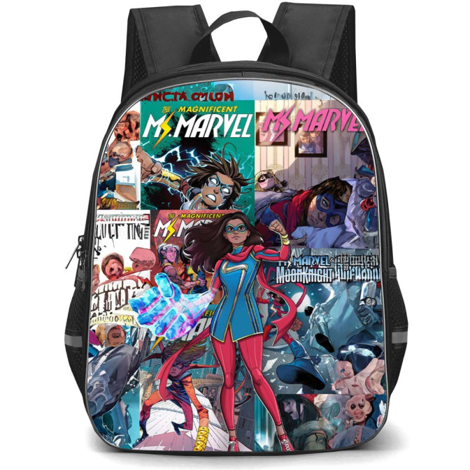 Marvel Ms Marvel Backpack StudentPack - Ms Marvel Comic Logo | Trendapack