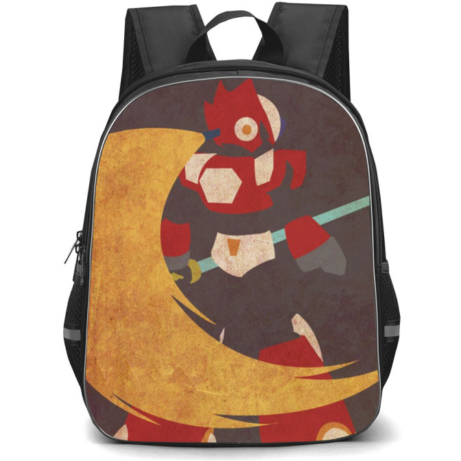 Mega Man Zero Backpack StudentPack - Zero Standing Pose Vintage Art ...