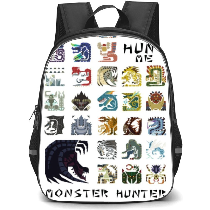 Monster Hunter Backpack Student Pack - Ultimate Monsters Vector Art ...