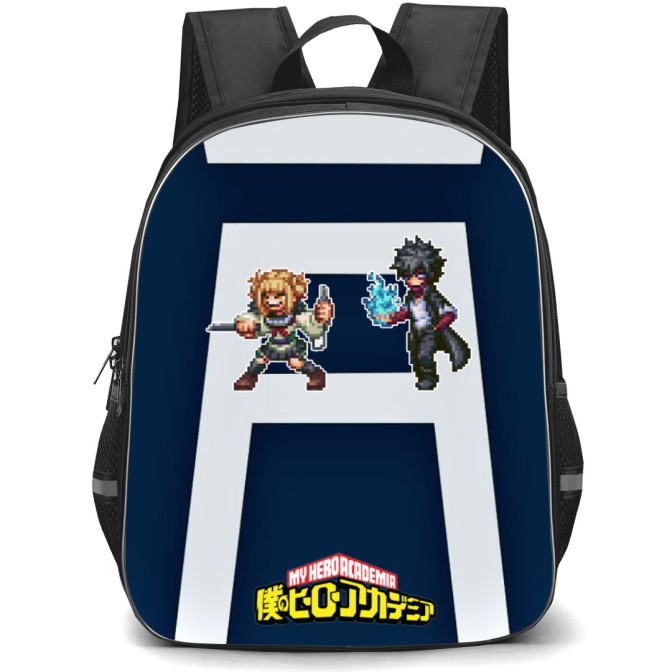 My Hero Academia Backpack StudentPack - Himiko Toga And Dabi Pixel Art ...