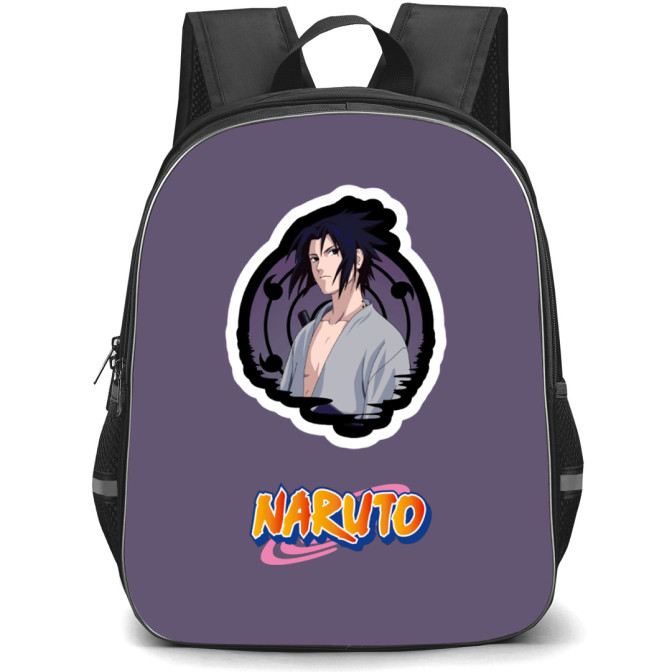 Naruto Sasuke Uchiha Backpack StudentPack - Sasuke Uchiha Portrait ...