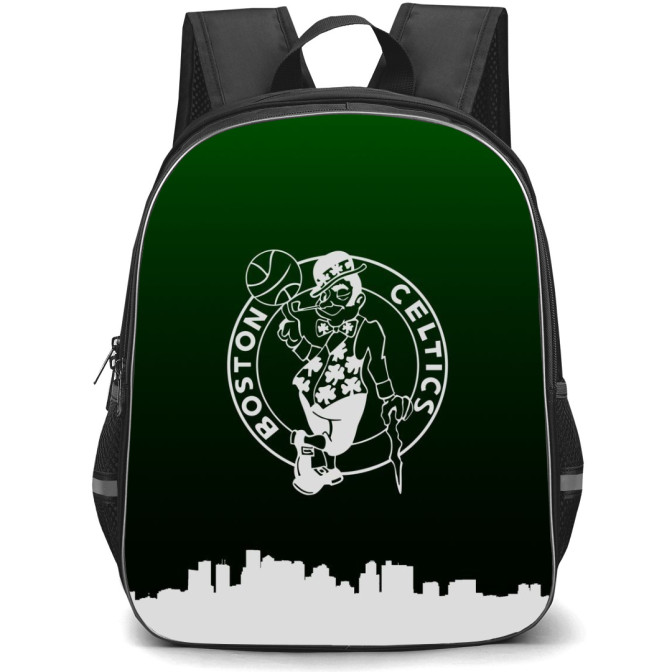 NBA Boston Celtics Backpack StudentPack - Boston Celtics Silhoutte Art ...