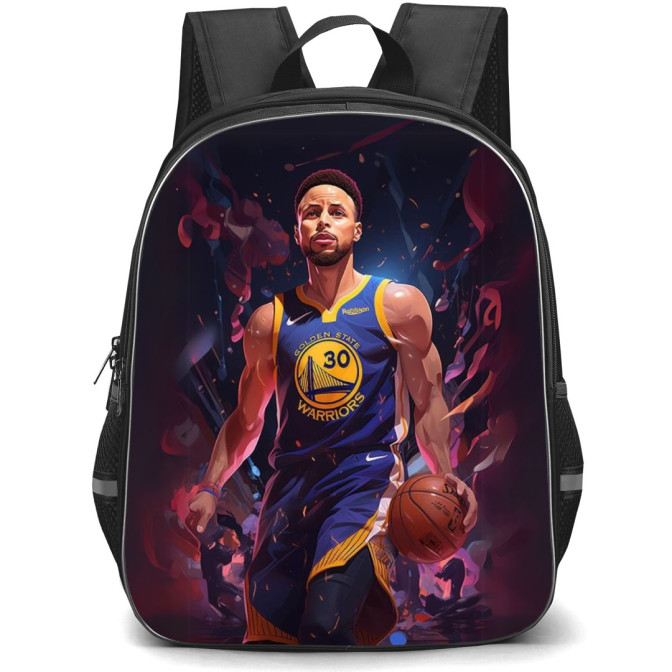 NBA Stephen Curry Backpack StudentPack - Stephen Curry Holding Ball ...