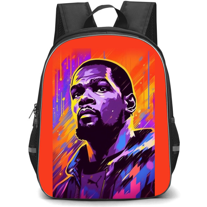 NBA Kevin Durant Backpack StudentPack - Kevin Durant Wpap Portrait ...